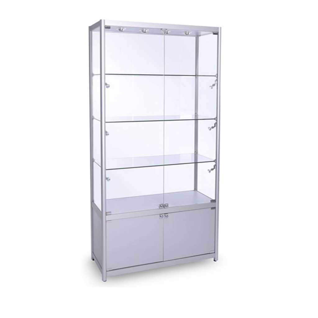 Glass Showcase Cabinet Hire - Exhibition Showcase Hire