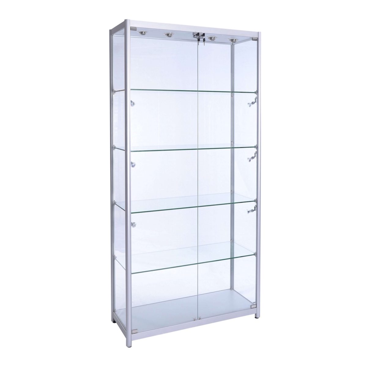 Full Glass Showcase Cabinet - Gem Exhibitions